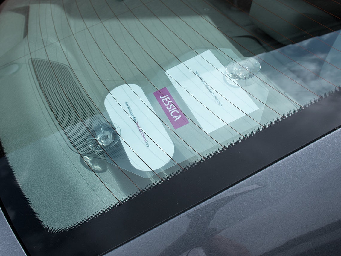 Place Lyft Uber Signs Here (removable Personalized Holder (pair of 2 ...