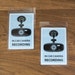 Dash Camera in Car Recording Sign - 2 Placard - Rideshare Services ...