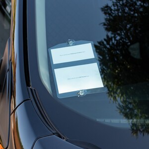 Place Uber Sign and LAX Permit Here | Placard Sign Removable Holder ...