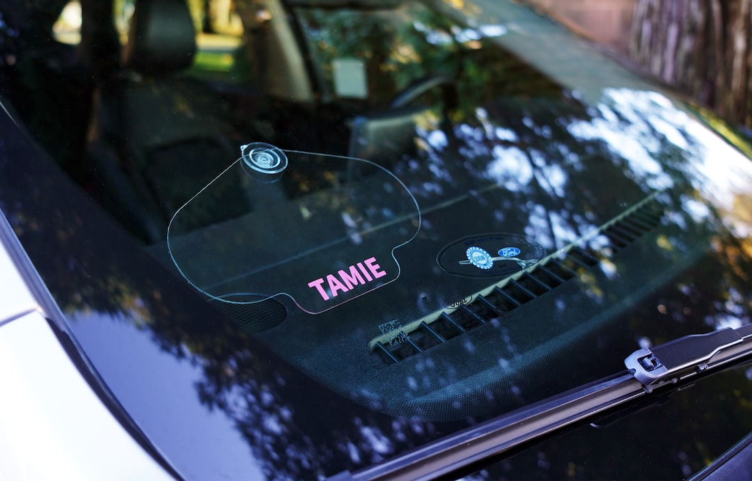 Place Your Lyft Sign Here (personalized Emblem/label/placard Removable ...