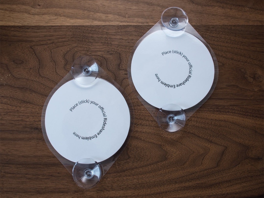 Uber Old Official Emblem/label/placard Removable Holder pair of 2 to ...