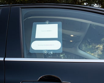 Place Your Lyft Sign Here Emblem/label/placard Removable Holder pair of ...