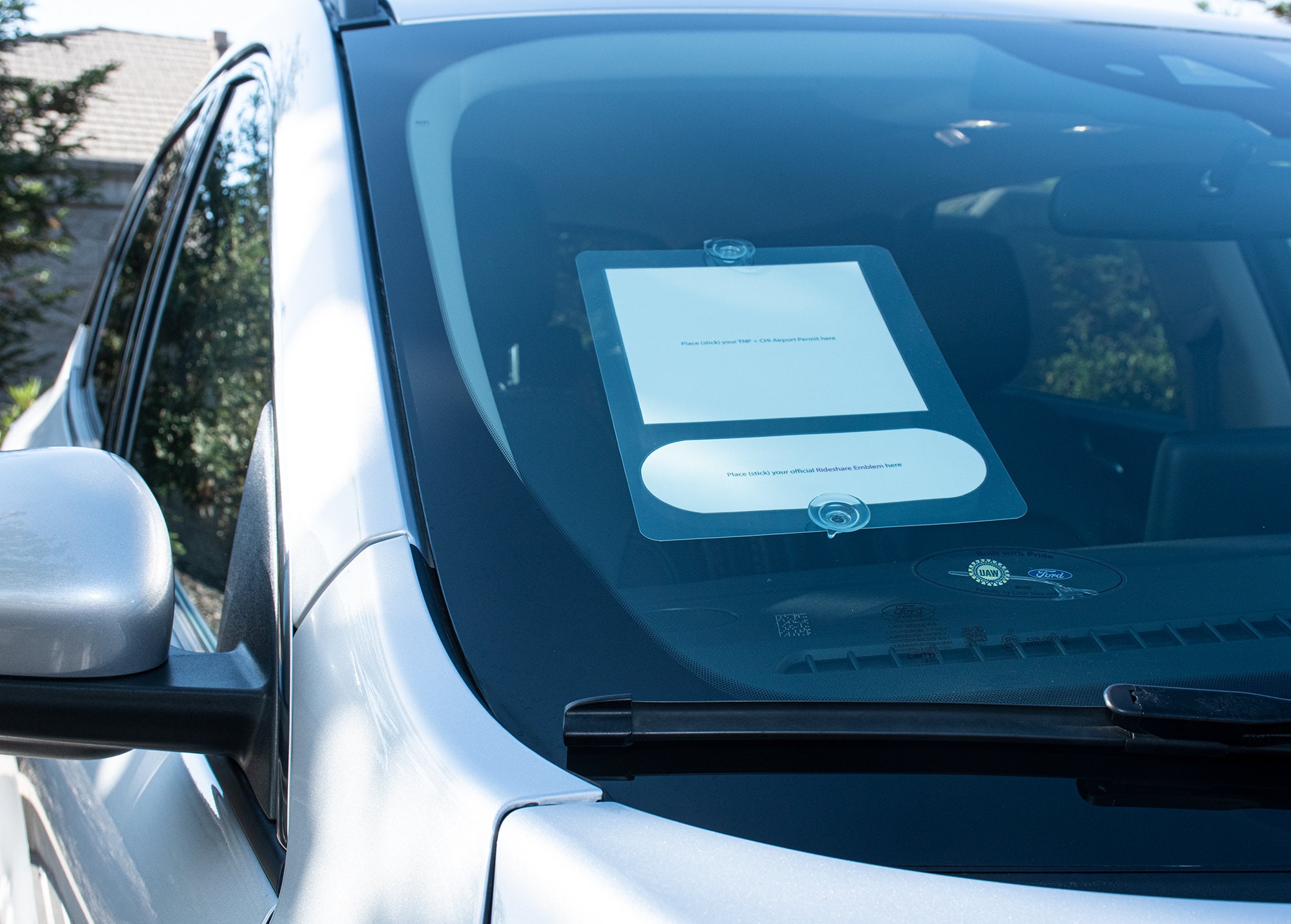 Place Lyft Sign & TNP CPI Airport Permit Here Placard Sign Removable ...