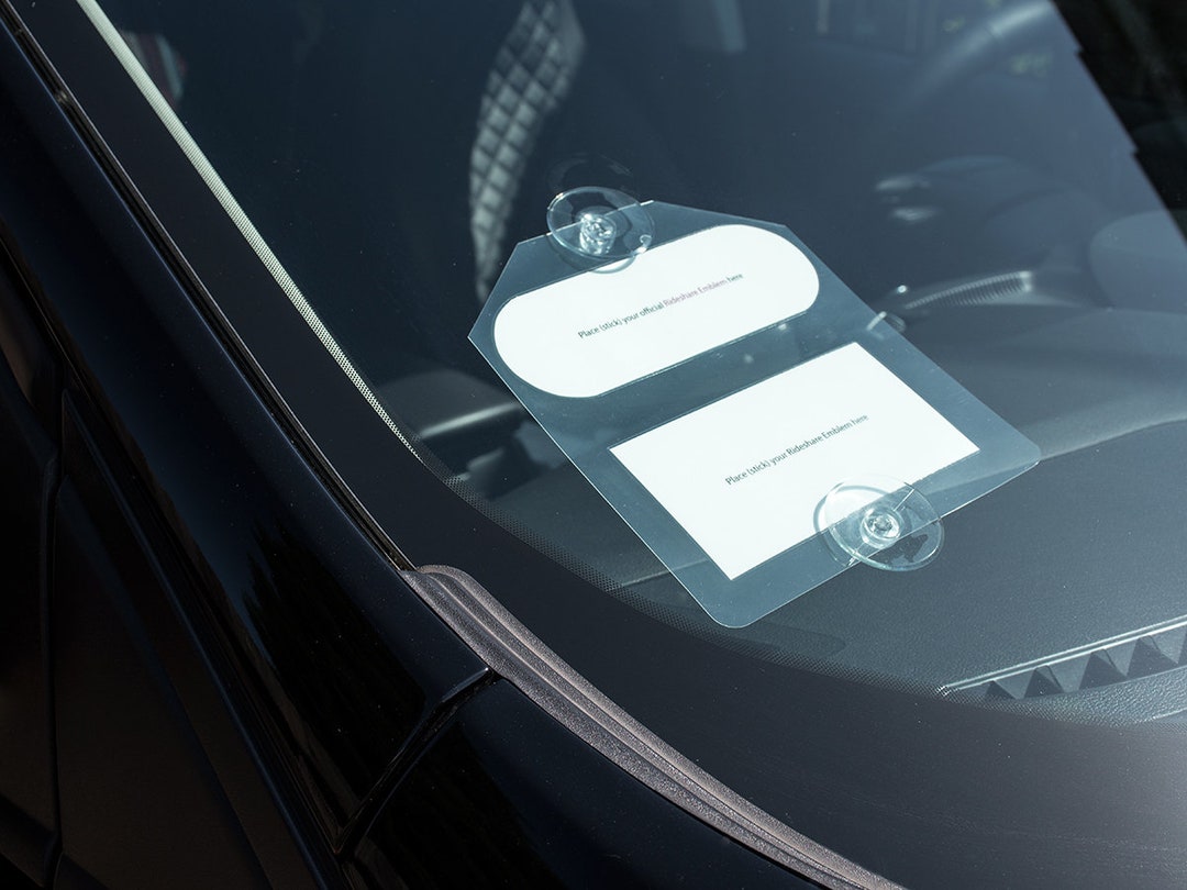 Place Lyft / Uber Signs Here Label Placard Sign Removable - Etsy