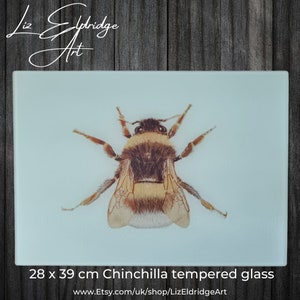 Bumble Bee Glass Chopping Cutting Board Can Be Personalised, Worktop ...