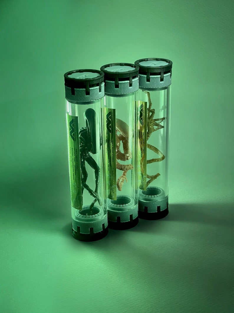 Alien Xenomorph/facehugger/chestburster Weyland Vial Capsule - Etsy