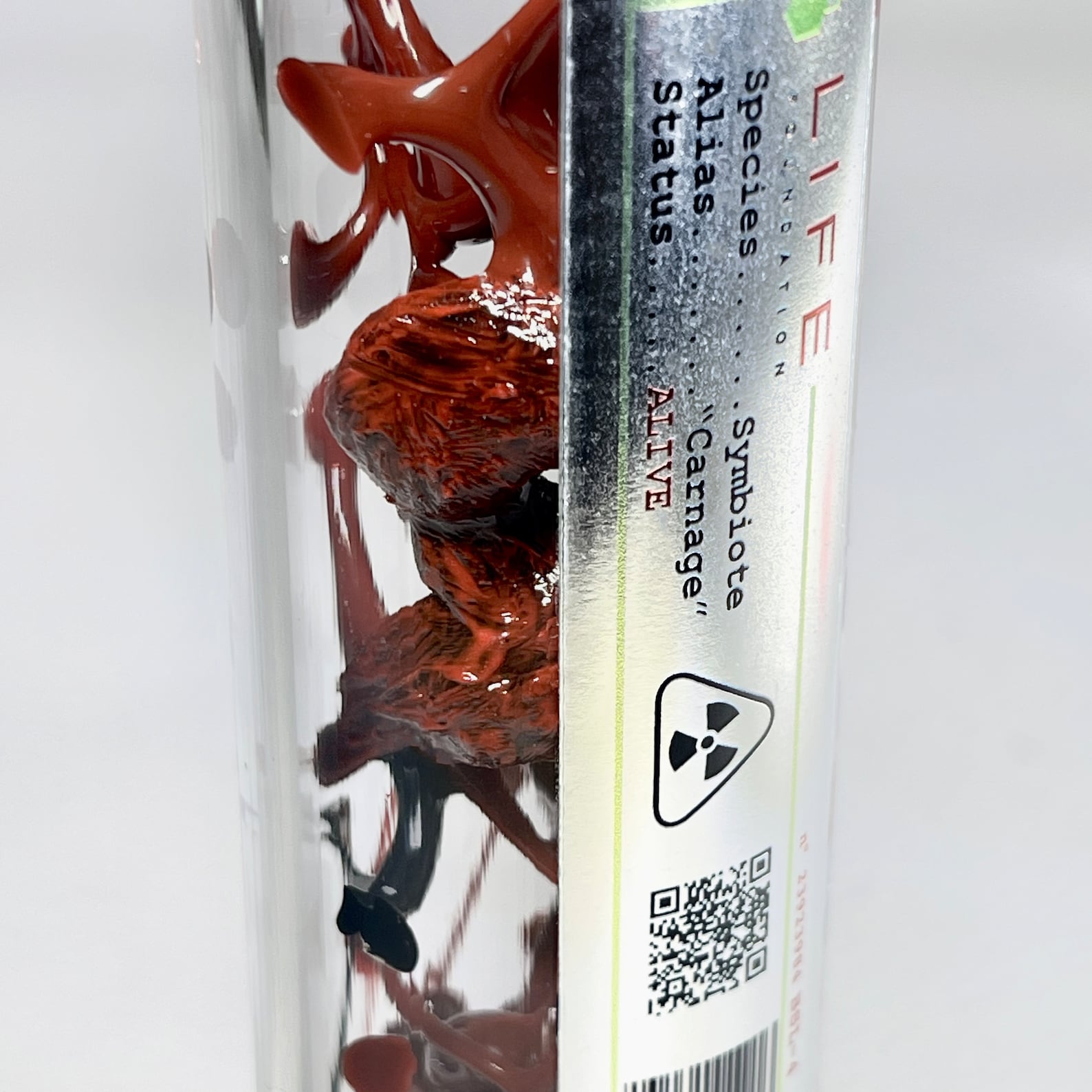 Venom/carnage Symbiote With Face/head Lab Capsule Prop Vial spider-man - Etsy