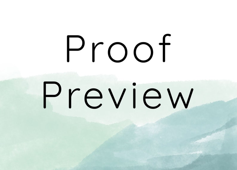Add a Proof Preview - Etsy