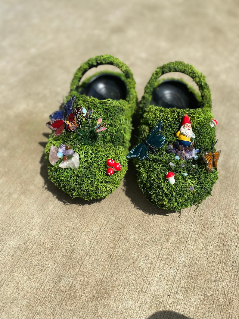 Custom Fairy Garden Crocs - Etsy