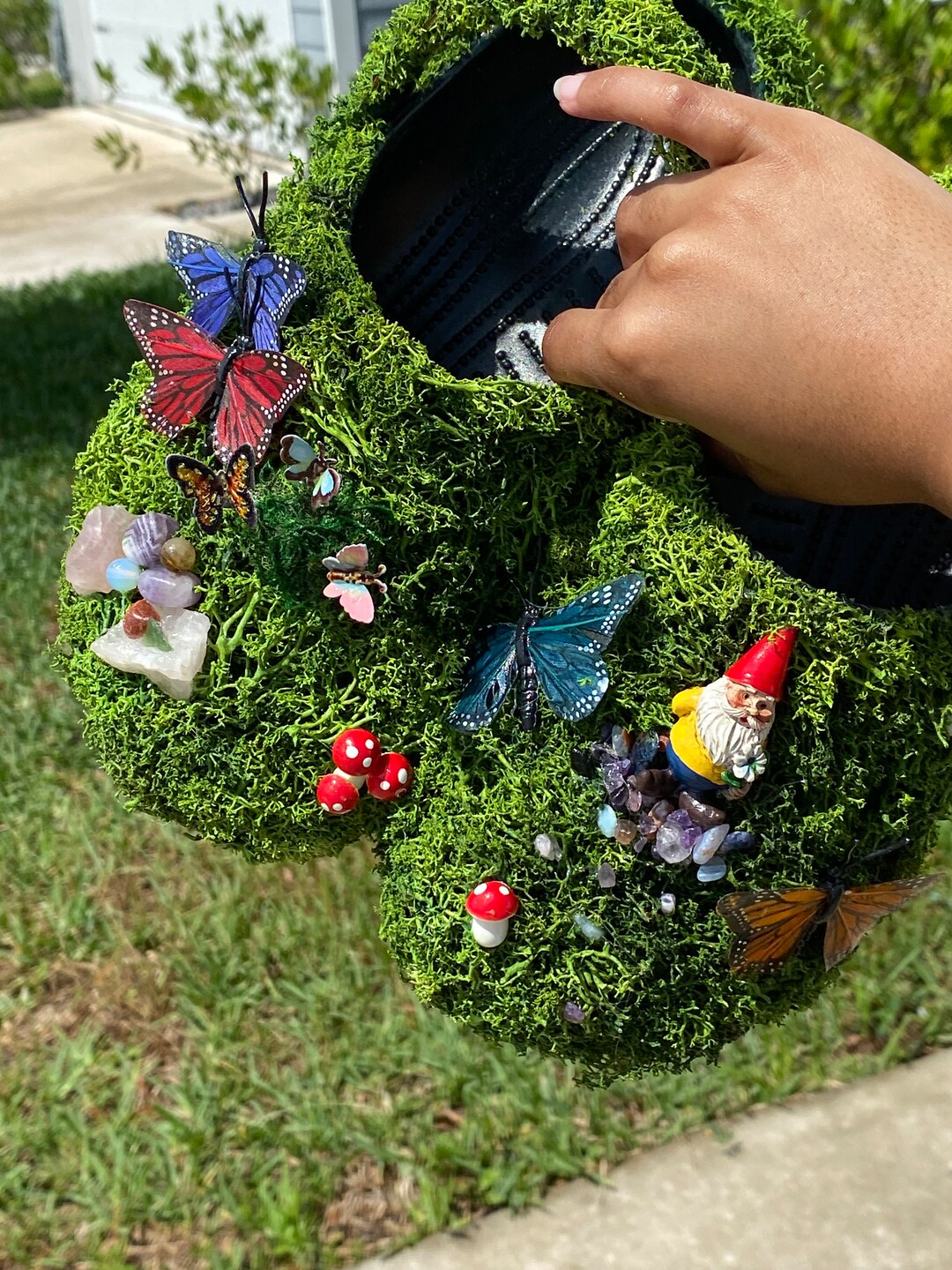 Custom Fairy Garden Crocs - Etsy