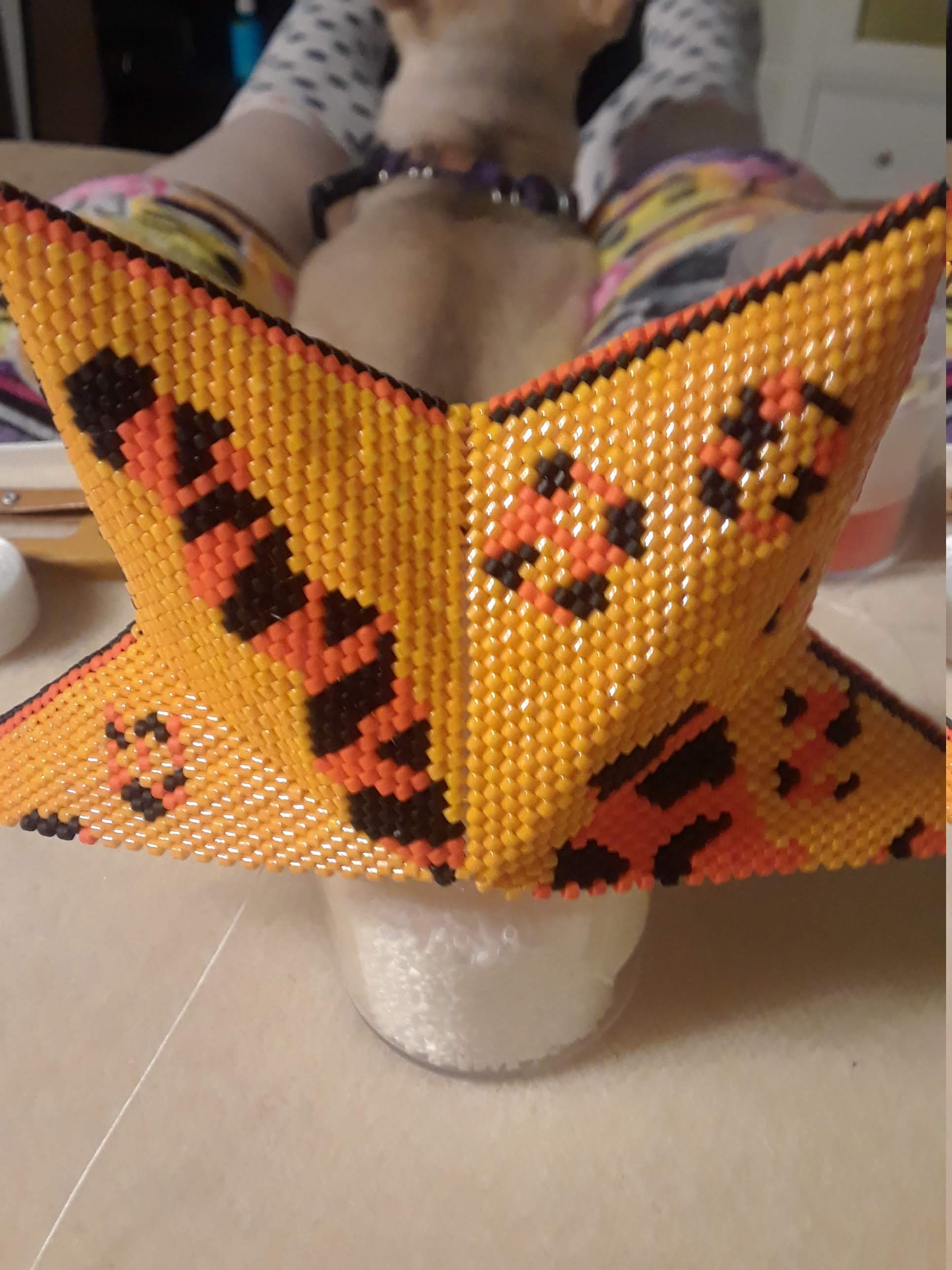 3D Peyote Star "jumping Jack" Pattern 25 Rows is a Fun Pattern to Make ...