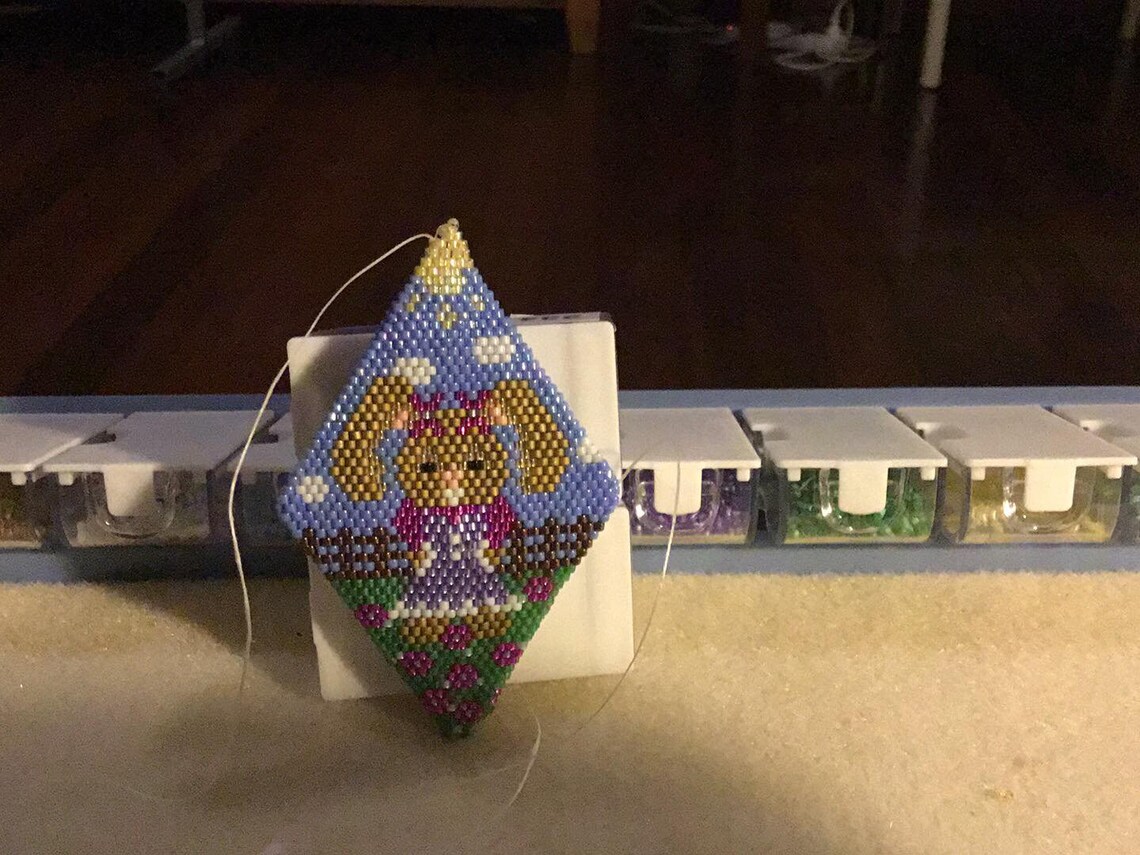 3D Peyote Pod reba Rabbit Pod 30 Row Pattern is a | Etsy