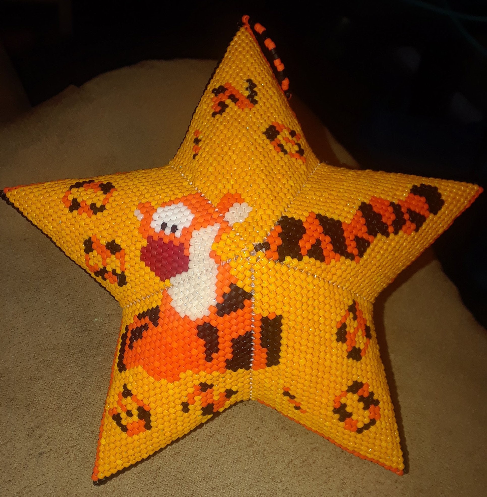 3D Peyote Star "jumping Jack" Pattern 25 Rows is a Fun Pattern to Make ...