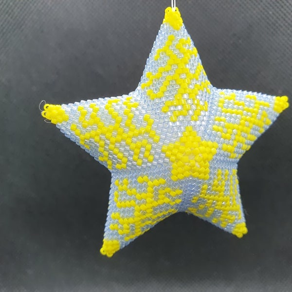 3d Beaded Star Pattern - Etsy