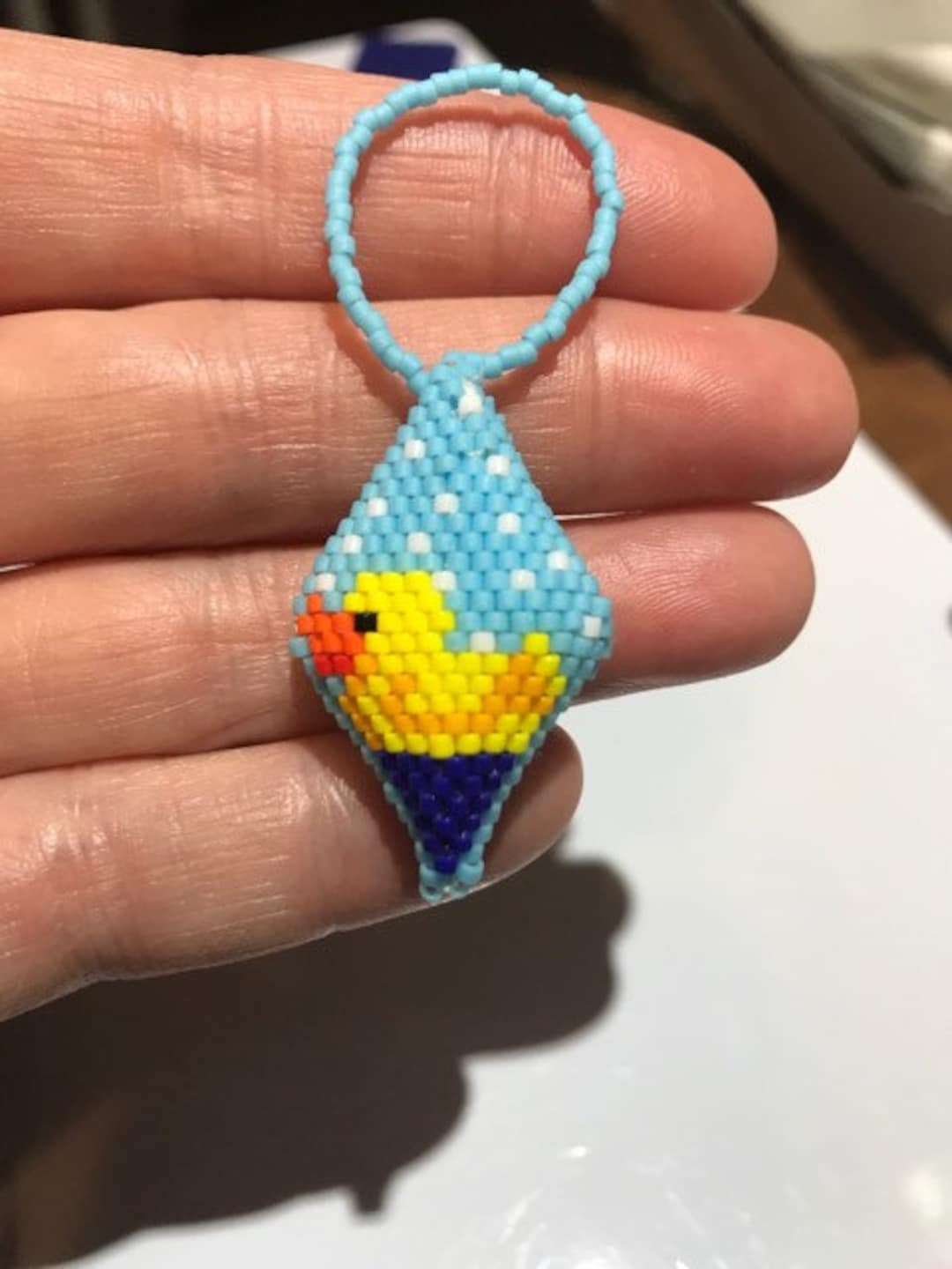 3D Peyote Pod "rubber Duckie" Pattern is a Fun Pattern to Make. This is ...