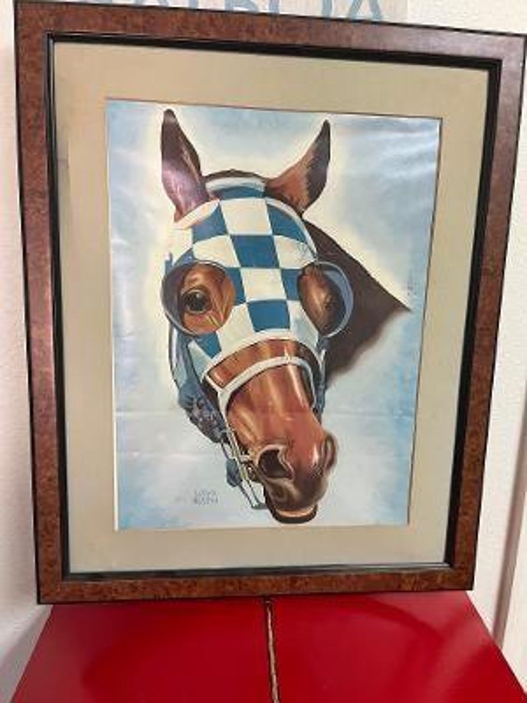 Poster of Secretariat, Signed by Lloyd Austin, 1980's - Etsy