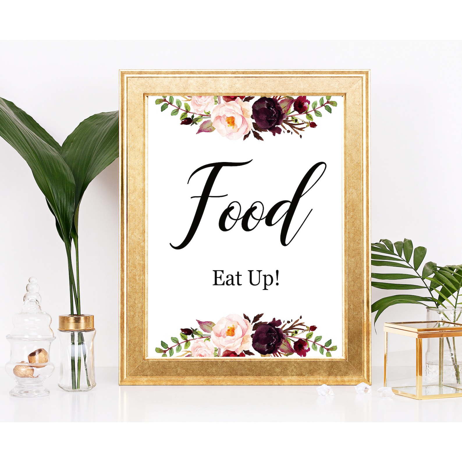 Food sign party food sign buffet sign food table sign | Etsy