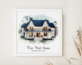 NEW HOUSE WINE Wine Bottle Labels, Kraft Labels, Housewarming Gift ...