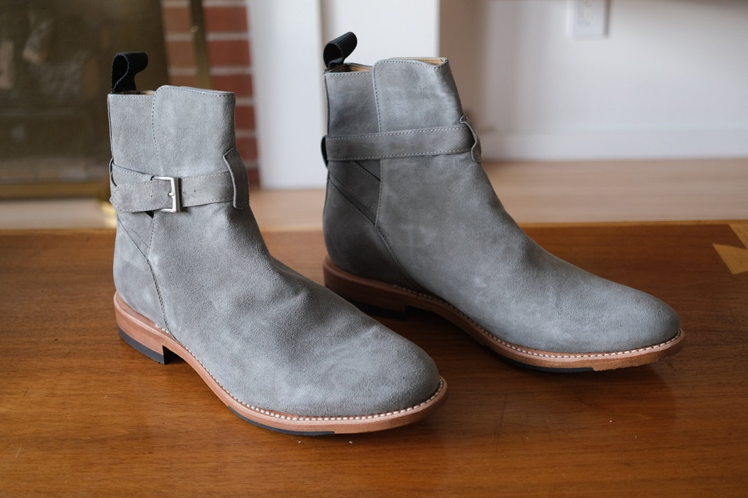 Sutro 'lawrence' Grey Suede Men's Boot—out of Production, Unworn - Etsy