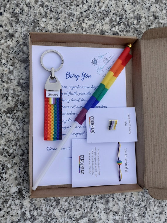 Non-binary Pride Box Coming Out Gift LGBTQ Coming Out Box | Etsy UK