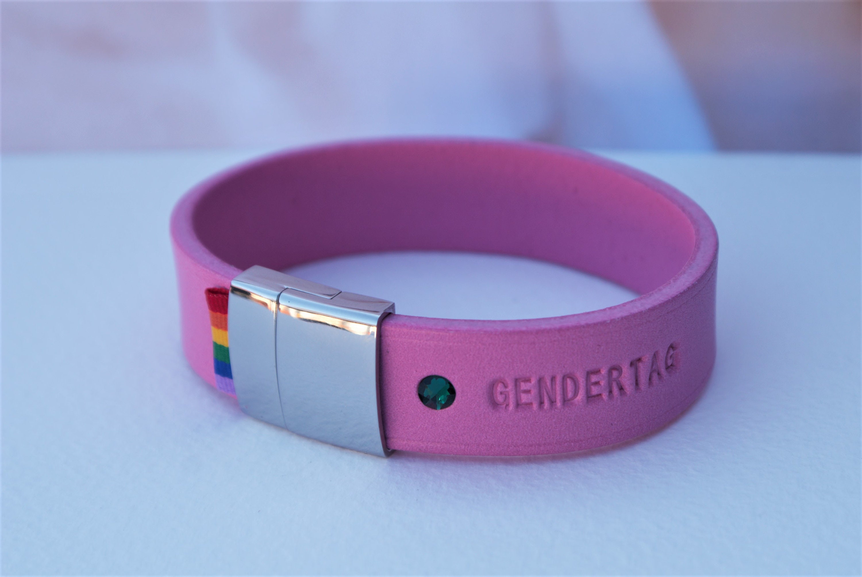 Pulsera de cuero transgénero regalo trans saliendo - Etsy España