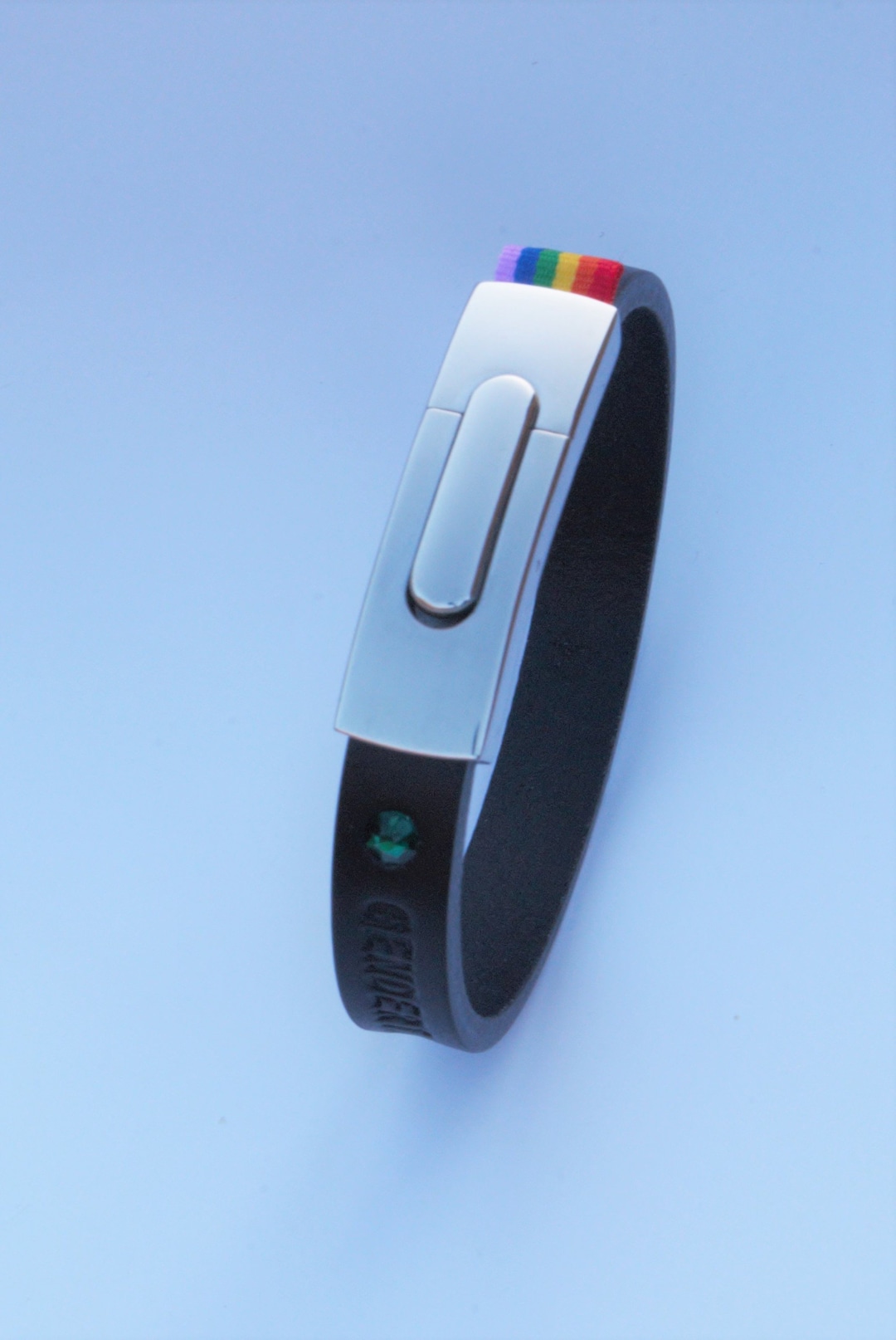 Transgender Bracelet, Trans Leather Bangle, Transgender Pride ...