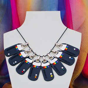LGBTQ Necklace, Pride Pendant, Asexual, Demi, Ace, Pansexual - Etsy