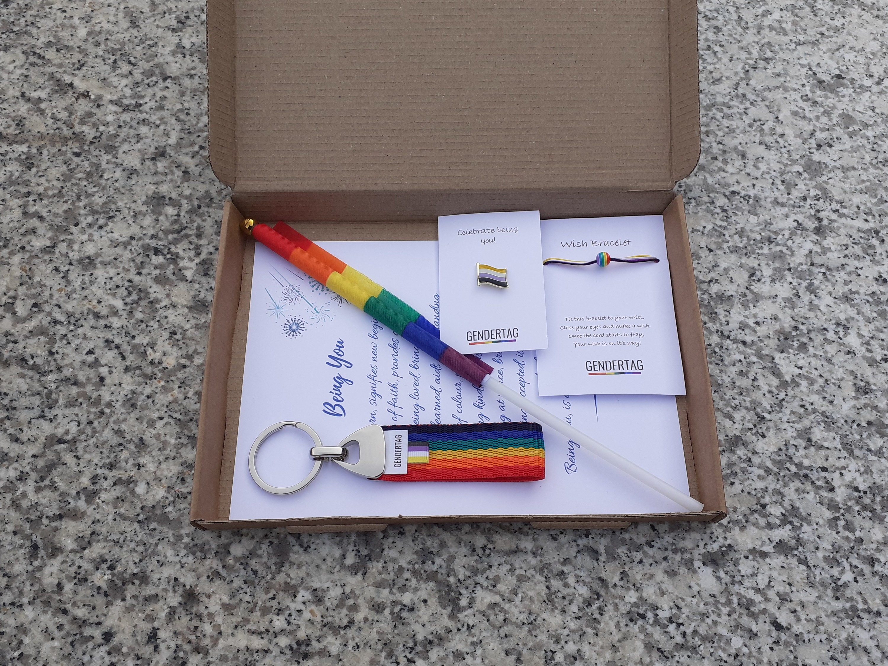 Non-binary Pride Box Coming Out Gift LGBTQ Coming Out Gift - Etsy UK