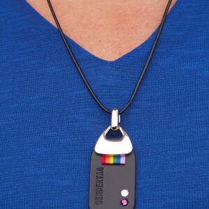 LGBTQ Necklace, Pride Pendant, Asexual, Demi, Ace, Pansexual - Etsy