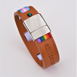 Transgender Bracelet, Trans Flag, Pride Ribbon, Trans Pride, Subtle ...