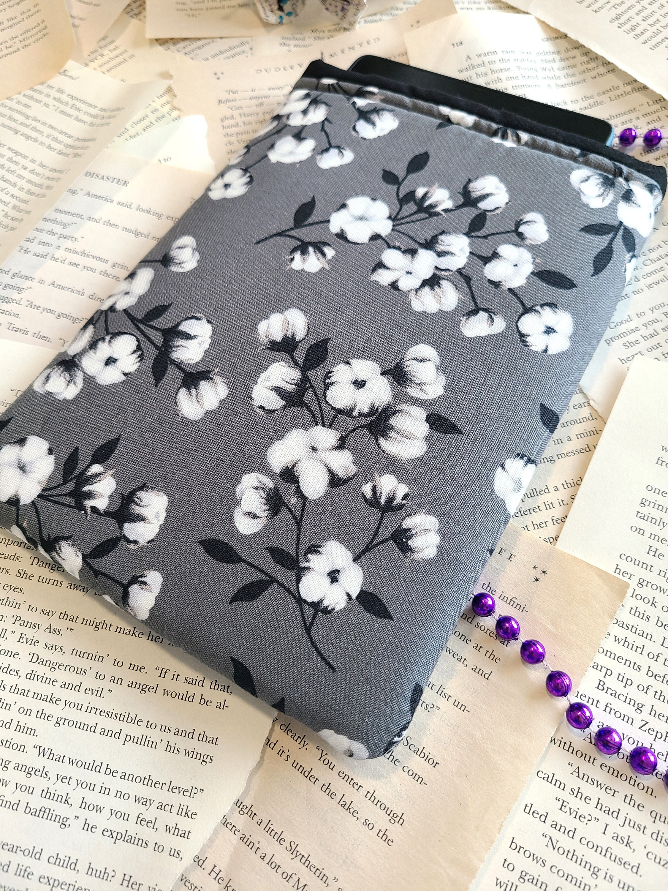 Cotton Book Cover Book Lover Gift Foam Book Sleeve - Etsy