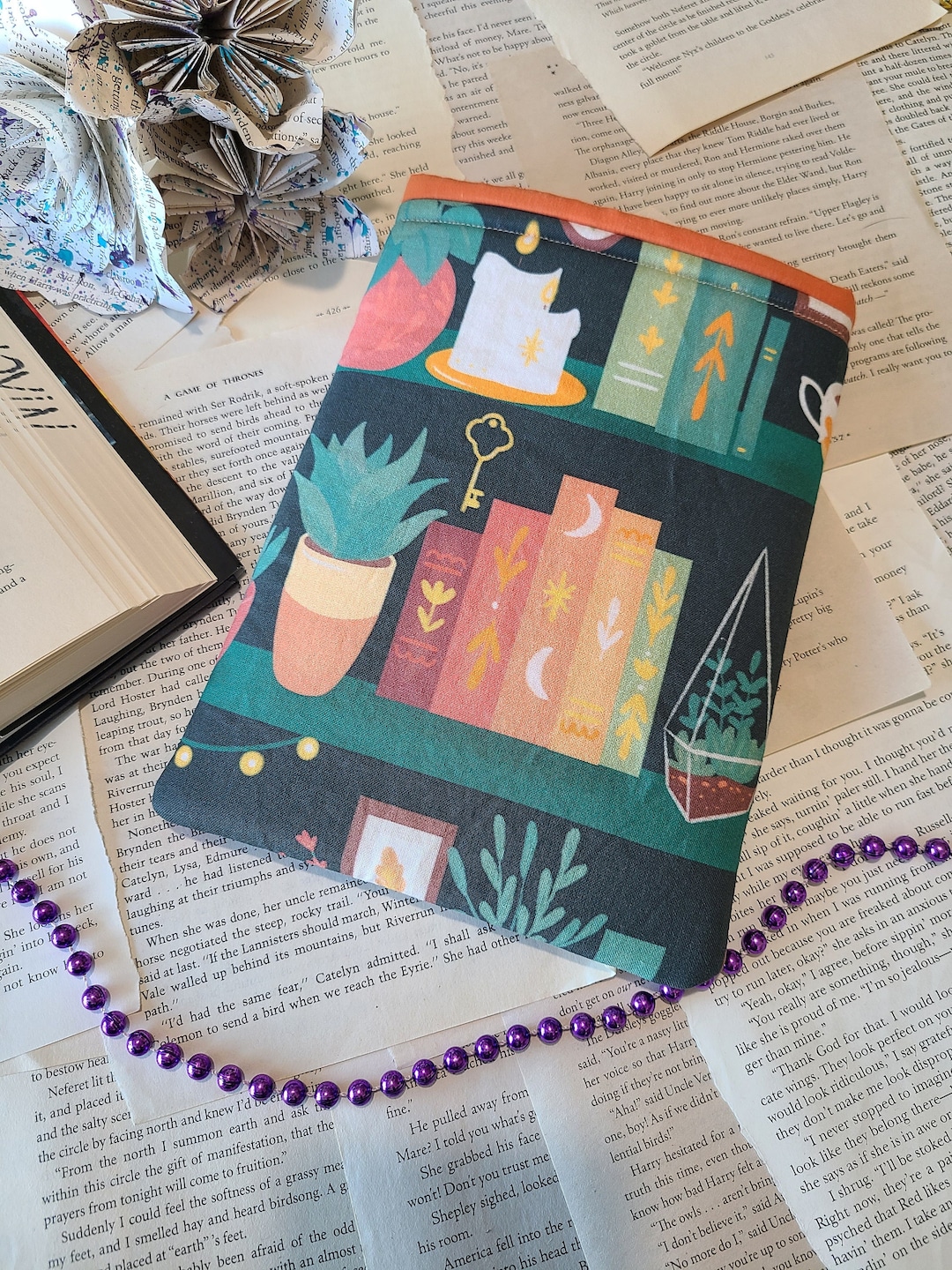 Library Book Sleeve, Book Lover Gift, Kindle Sleeve, Paperback ...