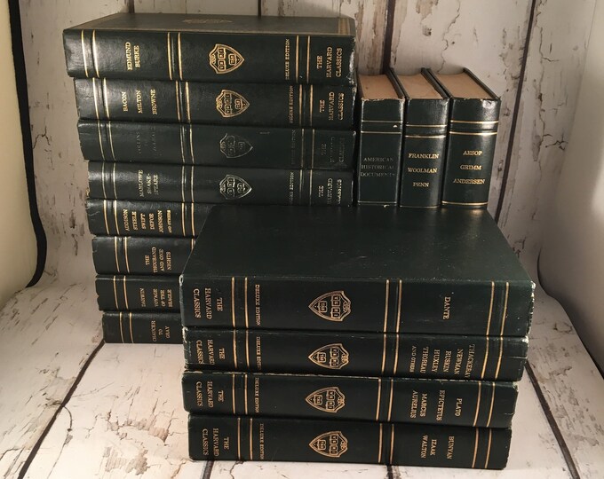 1969 Harvard Classics Set of 15 Vintage Books Hardcover Classic ...