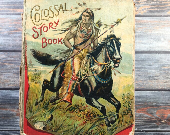 1900 Colossal Story Book Mcloughlin Brothers Classic Children's ...