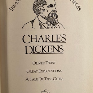 1981 "charles DICKENS " 3 Complete Unabridged Novels Vintage Hardcover ...