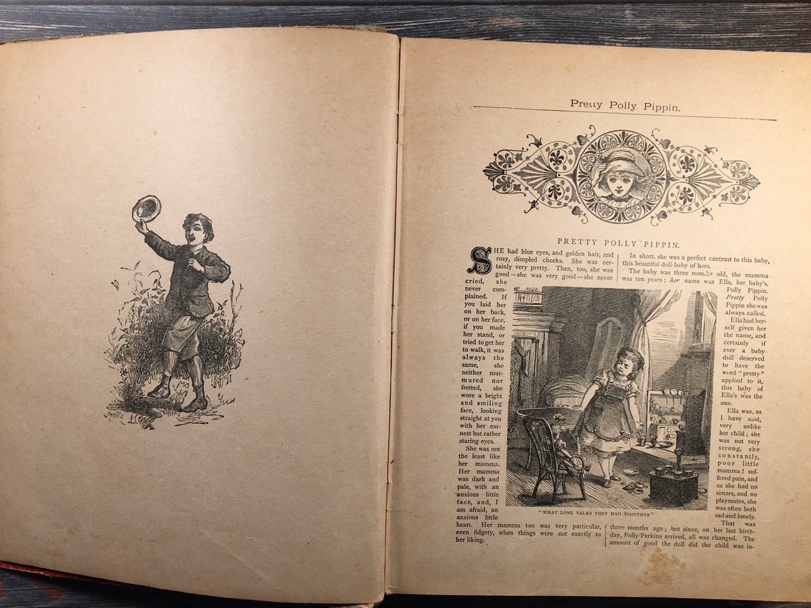 1900 Colossal Story Book McLoughlin Brothers Classic | Etsy