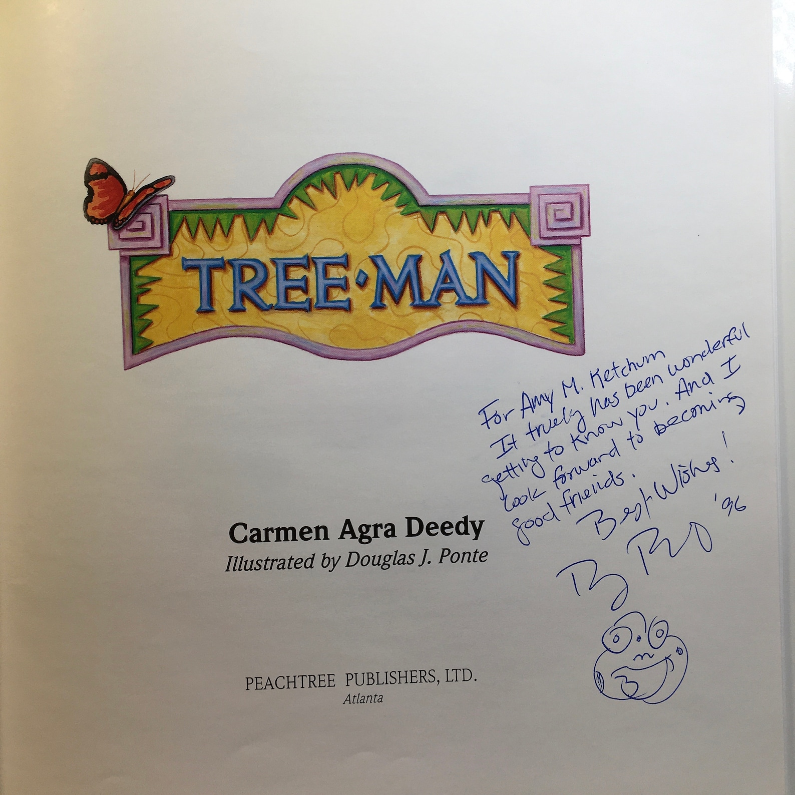 1993 tree Man Carmen Agra Deedy Douglas J Ponte - Etsy