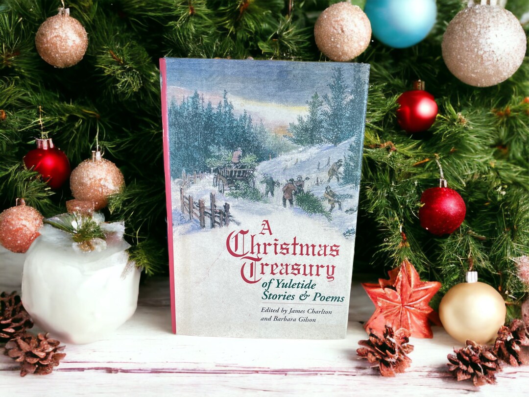 1992 "a Christmas Treasury of Yuletide Stories and Poems" Vintage ...