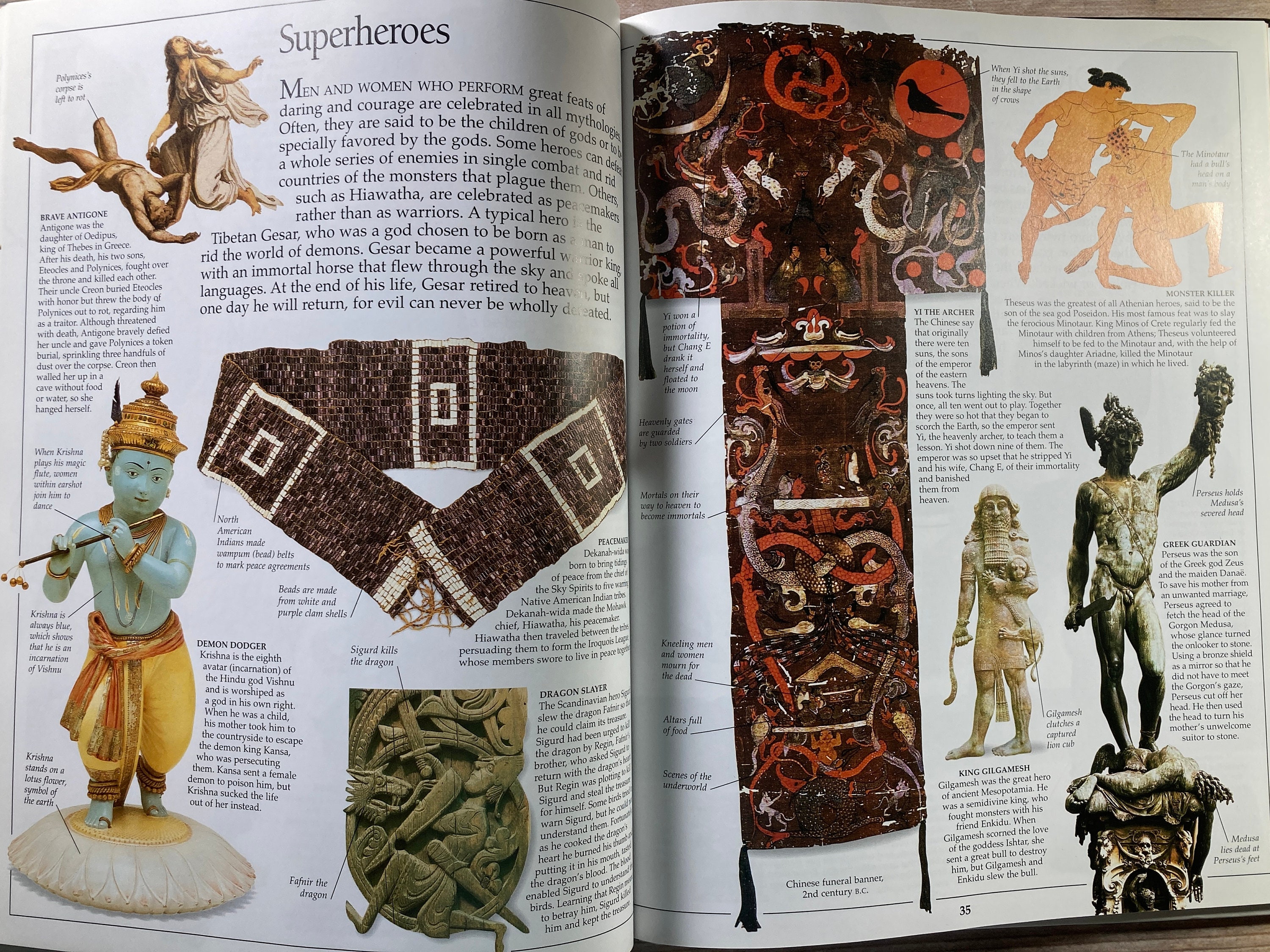 EYEWITNESS BOOKS MYTHOLOGY Neil Philip Vintage Hardcover - Etsy