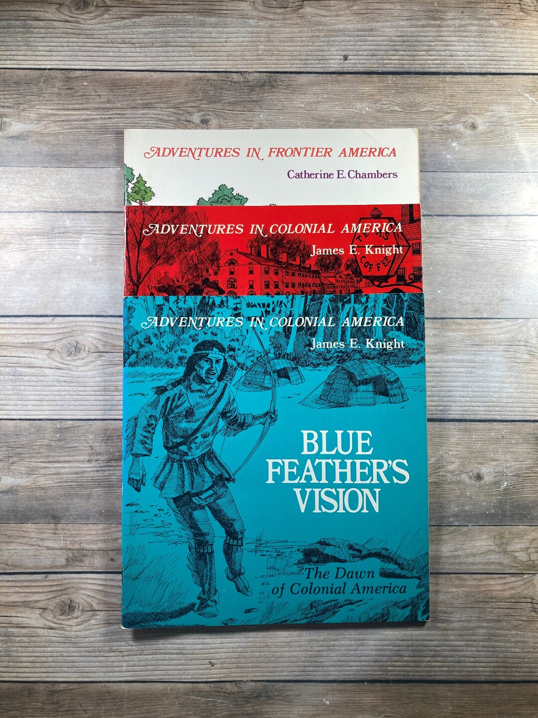 Adventures in COLONIAL / FRONTIER America~set of 3~ Softcover Children ...