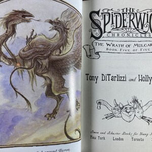 2003 the Spiderwick Chronicles COMPLETE 5 Volumes Tony Diterlizzi ...