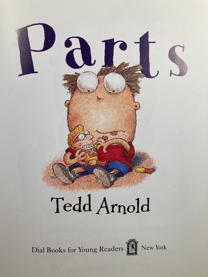 1997 PARTS Tedd Arnold Hardcover Dust Jacket Illustrated | Etsy