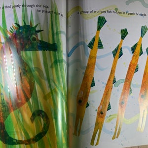 Mister Seahorse, Eric Carle, Classic Children's Book, Hardcover - Etsy