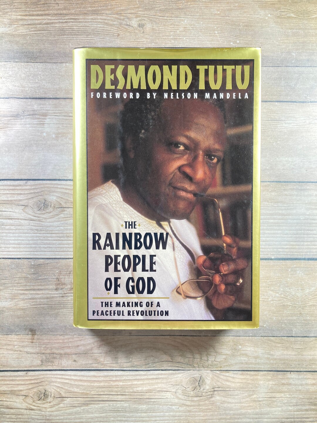 1994 "desmond Tutu~the Rainbow People of God " FIRST Edition Nobel Peace Prize South African ...