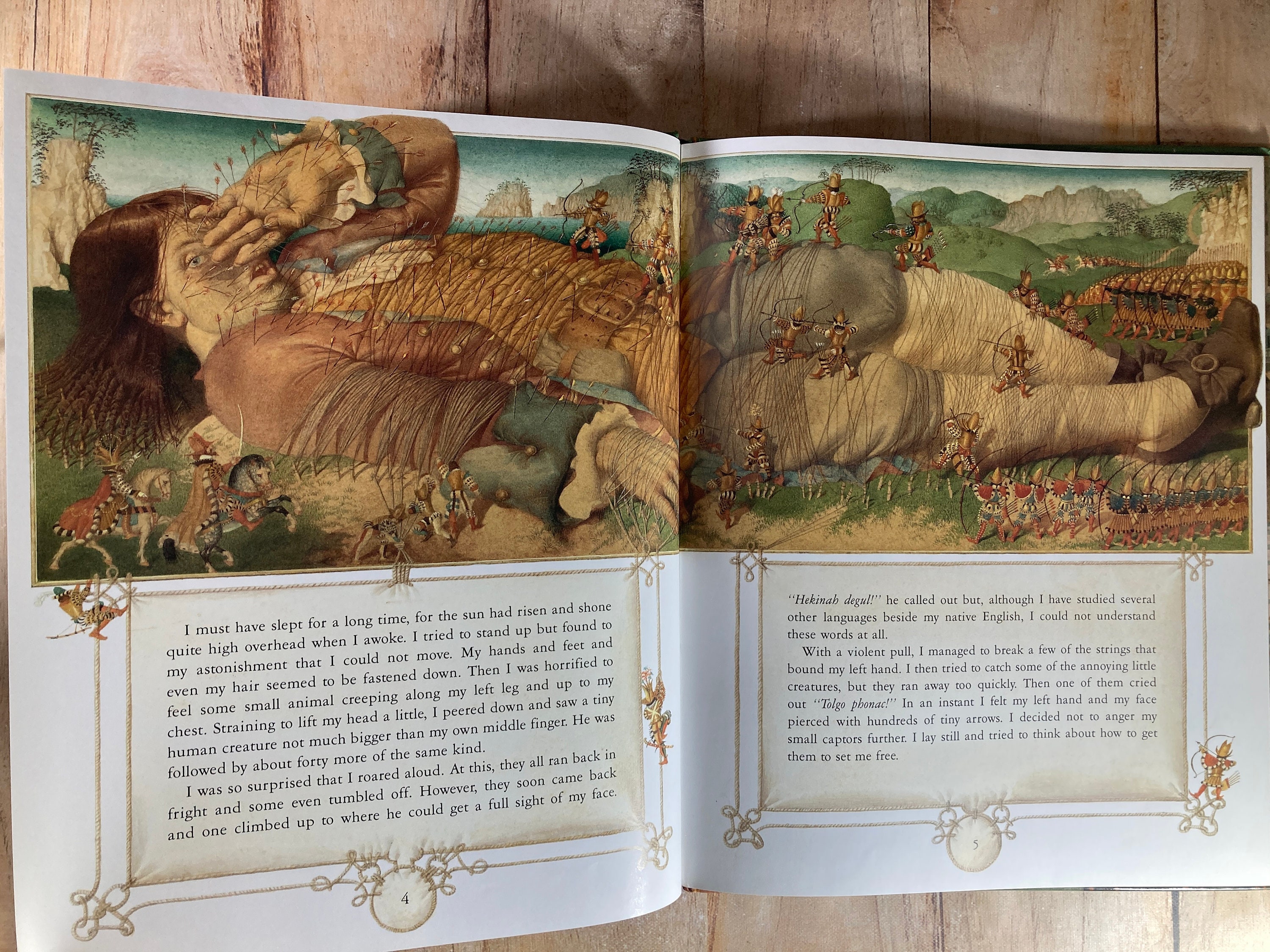 Gulliver's Travels in Lilliput: 1993 Children's Hardcover Book - Etsy
