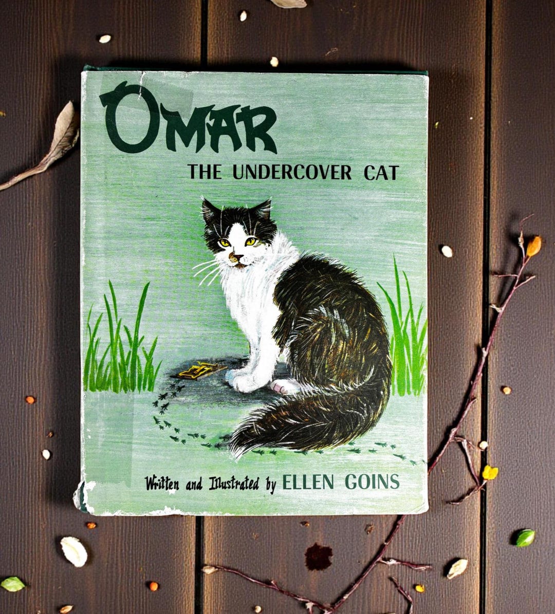 Omar the Undercover Cat – Ellen Goins – Vintage Children’s Picture Book ...