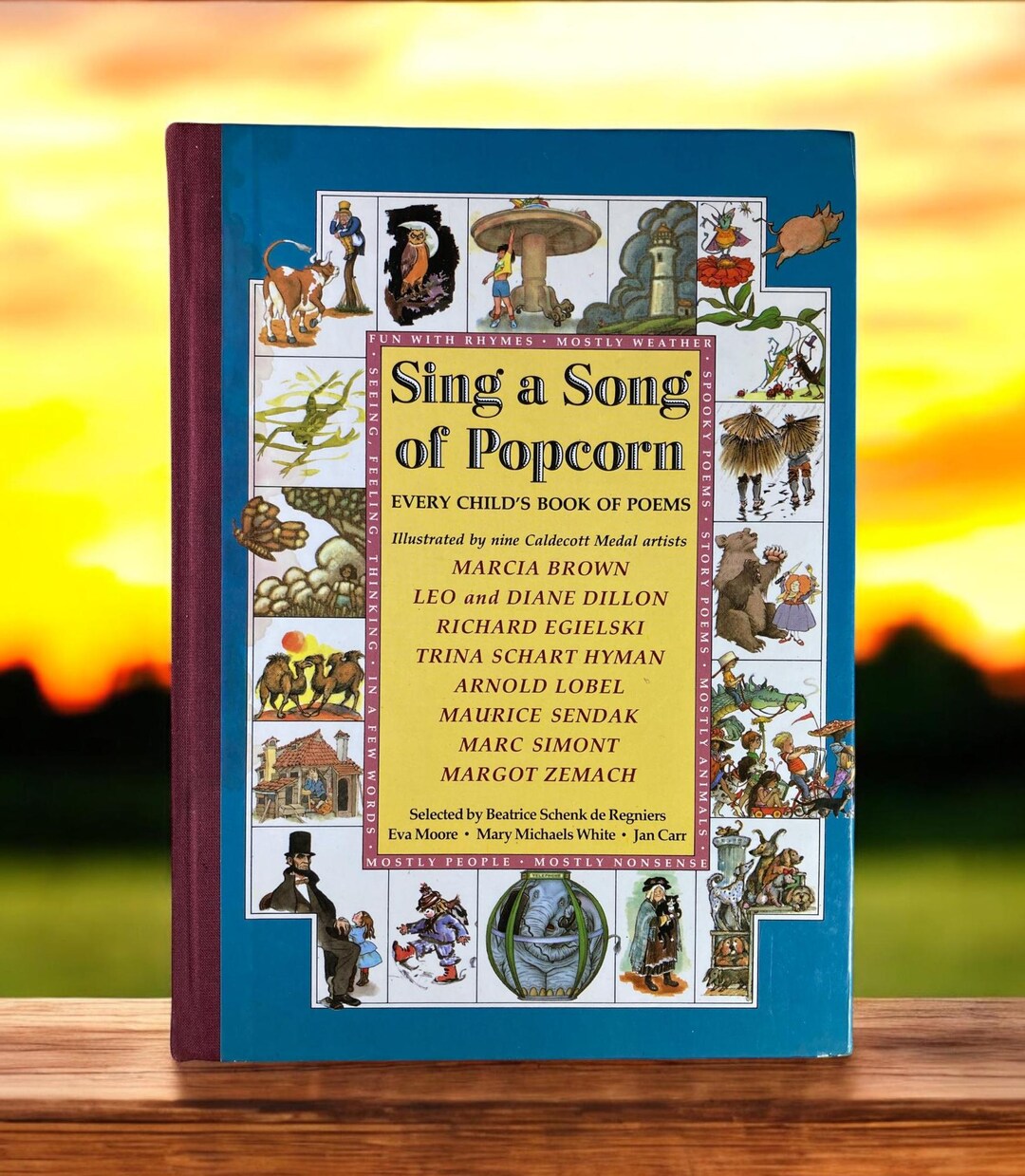 1988 "sing a Song of Popcorn-every Child's Book of Poems" Illustrated ...