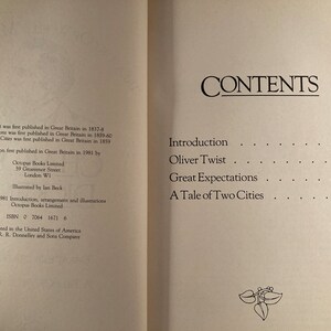 1981 "charles DICKENS " 3 Complete Unabridged Novels Vintage Hardcover ...