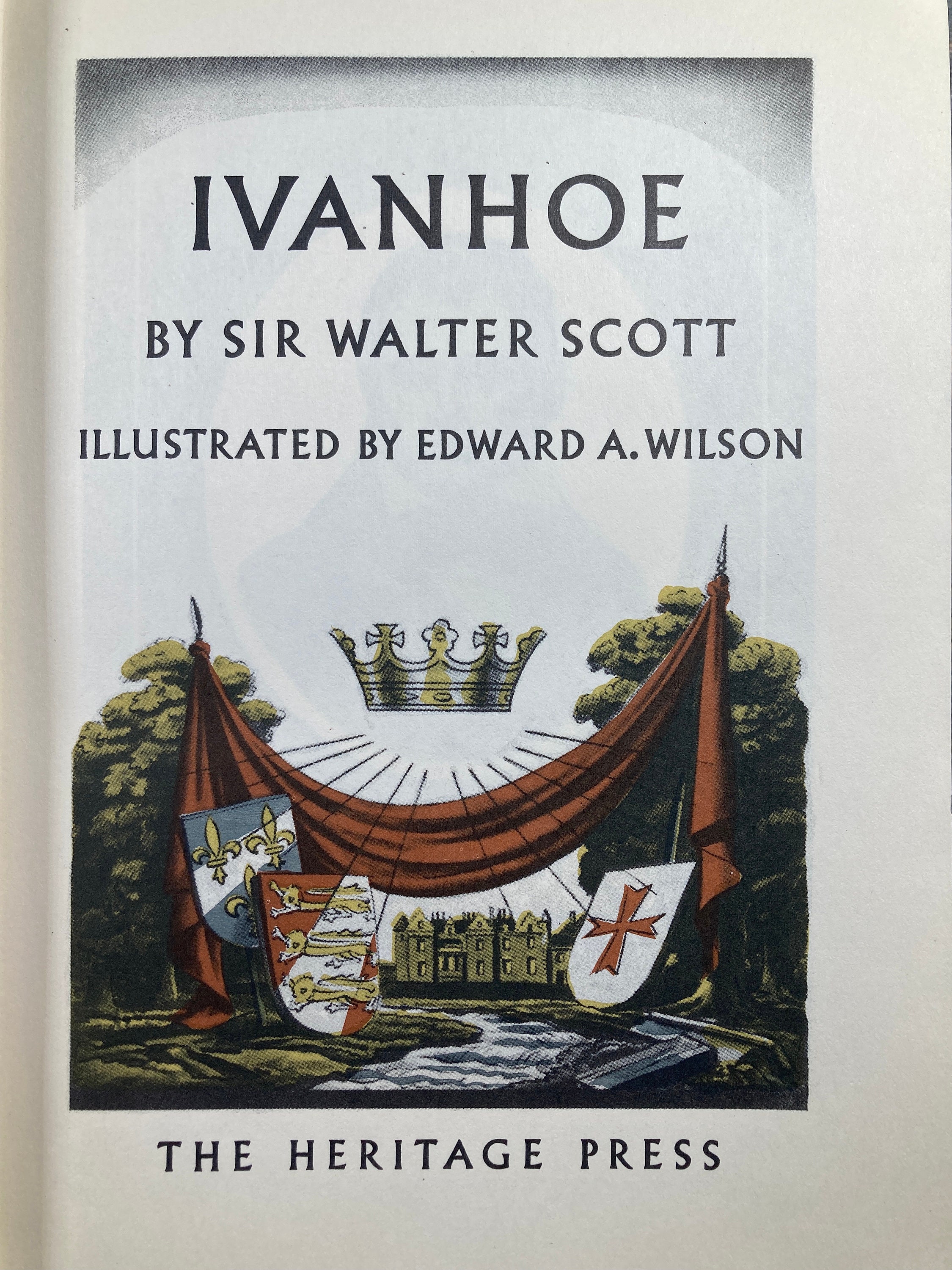 1950 ivanhoe Sir Walter Scott Illustrations Edward | Etsy UK