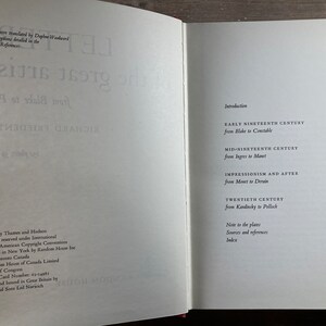 1963 "letters of the Great Artists" ~ 2 Volumes ~ Illustrations Color ...